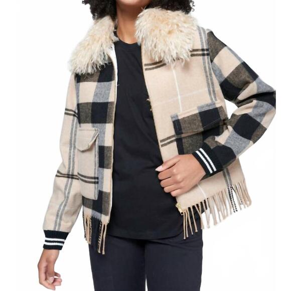Vilagallo | Jackets & Coats | New Vilagallo Wool Blend Bomber Jacket In ...